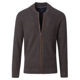 Casamoda Herren Strickjacke "Casamoda Strickjacke uni", beige, Gr. 4XL, 100% Baumwolle, Strickjacken