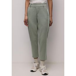 Street One Damen 7/8-Hose, gr&uuml;n, Gr. 38, unifarben, Stoff, 50% Polyester, 46% Baumwolle, 4% Elasthan, Hosen, Middle Waist