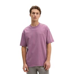 Marc O'Polo MARC O'POLO Herren T-Shirt "aus schwerem Bio-Baumwoll-Jersey", lila, Basic, Gr. XL, unifarben, Obermaterial: 100% Baumwolle, Shirts