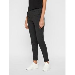 V&eacute;ro Moda VERO MODA Damen Anzughose "VMMAYA", grau, Gr. M, meliert, Web, Obermaterial: 62% Polyester, 33% Viskose, 5% Elasthan, Hosen, hinten mit