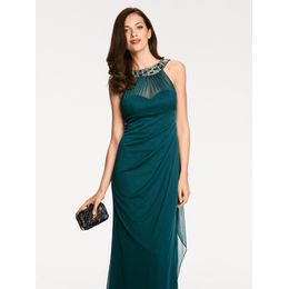 Heine Damen Abendkleid, Gr&uuml;n, Gr. 36, Maxikleider, Material: Polyester