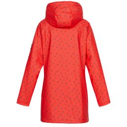 ANKERGLUT Damen Regenjacke "Friesennerz ankerglutwolke Regenmantel, Longjacket", rot, Gr. 36, Web, Obermaterial: 100% Polyurethan. Futter: 100%