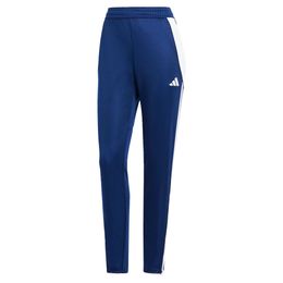 ADIDAS PERFORMANCE Workout Pants 'Tiro 24' female size XL Dark blue / White