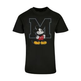 ABSOLUTE CULT Herren T-Shirt "ABSOLUTE CULT Herren Mickey Mouse - Classic M Basic T-Shirt", schwarz, Gr. XS, bedruckt, 100% Baumwolle, Shirts