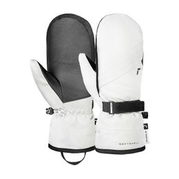 Reusch Damen F&auml;ustlinge "Reusch Alena R-TEX XT Mitten", wei&szlig;, Gr. 7, unifarben, 87% Polyester, 11% Lederimitat, 2% Elasthan, Handschuhe, in