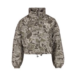 Von Dutch Damen Winterjacke "Von Dutch NURI OUTERWEAR", gr&uuml;n, Gr. XS, mehrfarbig, 100% Polyester, Jacken