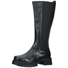Lazamani Damen Stiefel "Lazamani Stiefel Leder/Textil", Gr. 41schwarz, Leder, Textil, Schuhe