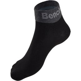 Bench. Damen Kurzsocken, Schwarz, Gr. 35/38, Str&uuml;mpfe & Socken, Material: Baumwolle