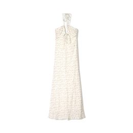 Bershka Kleid Damen Gr&ouml;&szlig;e 40 anthrazit / offwhite Sommerkleid