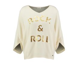 Key Largo Pullover 'Rock ́N Roll' Damen Gr&ouml;&szlig;e M creme / gold