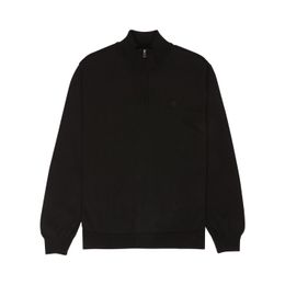 Element Herren Troyer "Icon Embroidery", schwarz, Gr. XL, Obermaterial: 50% Baumwolle, 50% Polyester., Pullover