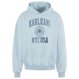 Karl Kani Herren Kapuzenpullover "Karl Kani Kani Usa Os Hoodie", blau, Gr. XXL, 65% Baumwolle, 35% Polyester, Sweatshirts