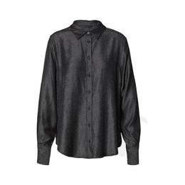 Guess Bluse 'Lucia' Damen Gr&ouml;&szlig;e XL schwarz / transparent