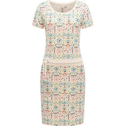 Ragwear Kleid 'Youmodo' Damen Gr&ouml;&szlig;e 46 beige / hellblau / gelb / rosa Sommerkleid