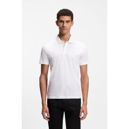 BOSS Green Herren Poloshirt "Porsche Spirit 70 Capsule Collection", wei&szlig;, Gr. L, unifarben, Jersey, Obermaterial: 100% Baumwolle, Shirts, Premium