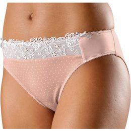 Damen Slip, Natur, Gr. 40/42, Nuance by Lascana, Unterhosen, Material: Polyamid
