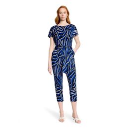 Betty Barclay Damen Overall "Damen mit Eingrifftaschen", blau, Gr. 40, Obermaterial: 95% Viskose, 5% Elasthan. Besatz: 95% Viskose, 5% Elasthan,
