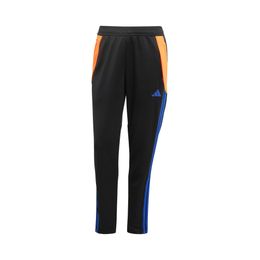 adidas Performance Sporthose 'Tiro 24' Damen Gr&ouml;&szlig;e XL/XXL blau / orange / schwarz