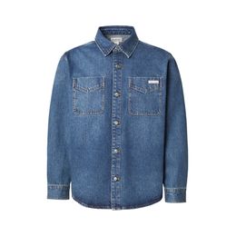 Calvin Klein Jeans Hemd '90S HORIZON' Herren Gr&ouml;&szlig;e XL blue denim