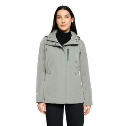 Gil Bret Damen Outdoorjackesaliva, Gr. 40, unifarben, Web, Obermaterial: 100% Polyester, Jacken, mit Kapuze