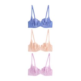 next BH Damen Gr&ouml;&szlig;e 90 royalblau / orchidee / pfirsich