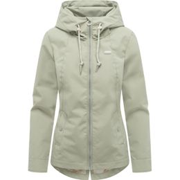 Ragwear Damen Outdoorjacke "Monadde", beige, Gr. M, Obermaterial: 100% Polyester. Innenfutter: 100% Polyester, Jacken, Wasserdichte &Uuml;bergangsjacke