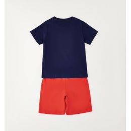 IDO M&auml;dchen Shorts "BABY BOY SUMMER SET", rot, Gr. 122, 100% Baumwolle, Hosen