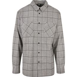 Urban Classics Button Up Shirt male size XXL Grey / Black