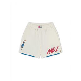 AND1 Pants female size 38/40 Ecru / Blue / Anthracite / Red