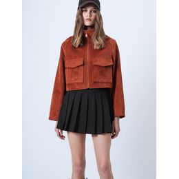 Trend Ala&ccedil;atı Stili Jacke Damen Gr&ouml;&szlig;e S rostrot Sommerjacke