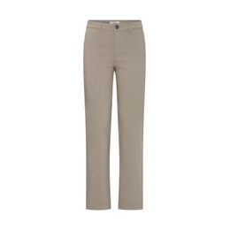 oxmo Damen Chinohose "Chinohose OXKeily Straight Leg", braun, Gr. 36, Obermaterial: 75% Viskose CV. 21% Nylon NY. 4% Elasthan EL., Hosen