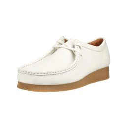 Clarks Herren Schn&uuml;rschuh "Clarks Halbschuhe Leder", Gr. 43wei&szlig;, Leder, Schuhe