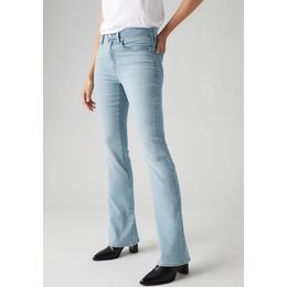 Levi's LEVI'S Damen Bootcut-Jeans "725 HIGH RISE BOOTCUT", blau, Gr. 26, Denim/Jeans, Obermaterial: 80% Baumwolle, 19% Polyester, 1% Elasthan, Jeans