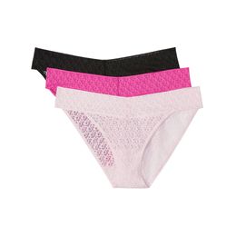 Calvin Klein Underwear Slip Damen Gr&ouml;&szlig;e XL/XXL orchidee / ros&eacute; / schwarz