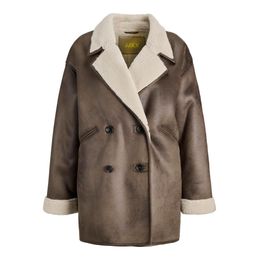 Jack & Jones JJXX Jacke 'JXNoelle' Damen Gr&ouml;&szlig;e S dunkelbraun / wollwei&szlig; Sommerjacke