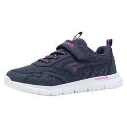 Kangaroos M&auml;dchen Sneaker "K-ETK ROOZ EV", Gr. 33, blau, Mesh, Synthetik, Schuhe