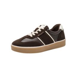 Tamaris Sneaker Damen Gr&ouml;&szlig;e 41 dunkelbraun / wei&szlig; Sommerschuhe