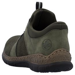 Rieker Damen Slip-On Sneaker "Ready2GO", Gr. 38, gr&uuml;n, Lederimitat, Textil, Schuhe, Schlupfschuh, Halbschuh, Freizeitsneaker mit Schnellverschluss