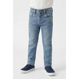 name it Jungen Slim-fit-Jeans "NMMSILAS SLIM SWE JEANS 8001-TH NOOS"medium blau denim, Gr. 98, unifarben, Denim/Jeans, Obermaterial: 70% Baumwolle,