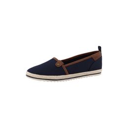 Mustang Espadrilles Damen Gr&ouml;&szlig;e 41 navy / braun Sommerschuhe