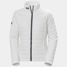 Helly Hansen Damen Steppjacke "W CREW INSULATOR JACKET 2.0", wei&szlig;, Gr. XL, Obermaterial: 100% Polyester, Jacken, mit leichtem Gewicht, bluesign