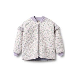 Wheat Jacke 'Stjerna' M&auml;dchen Gr&ouml;&szlig;e 116 hellbeige / mint / lila / hellorange