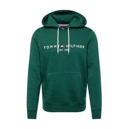 TOMMY HILFIGER Sweatshirt male size XXL Dark green / Red / White