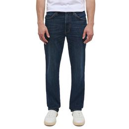 Mustang Herren Straight-Jeans "Tramper Straigt", blau, Gr. 33, Denim/Jeans, Obermaterial: 99% Baumwolle, 1% Elasthan, Jeans
