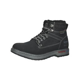 Herren Sneaker "Dockers by Gerli Stiefelette Lederimitat", Dockers by Gerli, Gr. 44, schwarz, Lederimitat, Schuhe