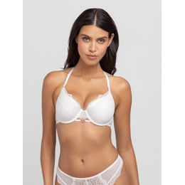Dorina Damen B&uuml;gel-BH "Cassandra", Gr. 85, wei&szlig;, Obermaterial: 58% Polyamid, 32% Polyester, 10% Elasthan, BHs, mit Spitze