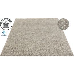 Wollteppich, B:60cm H:12mm L:90cm, beige, LeGer Home by Lena Gercke, Acryl, Kunstfaser, Wolle, Wohnzimmer, Teppiche, "Ainhoa, handgewebt, Wolle",