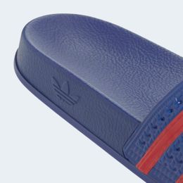 Damen Sandale "TREFOIL SLIDE", adidas Performance, Gr. 47, blau, Synthetik, Schuhe