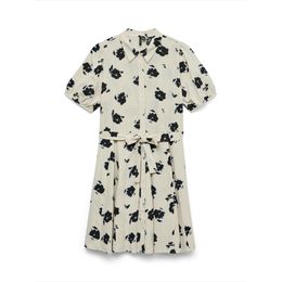 Vero Moda Kleid 'VMDICTHE' Damen Gr&ouml;&szlig;e 42 hellbeige / nachtblau / hellblau Sommerkleid