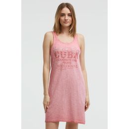 SOCCX Damen Tr&auml;gerkleid, rosa, Gr. S, Web, Material: 100% Baumwolle, Kleider, aus Baumwolle